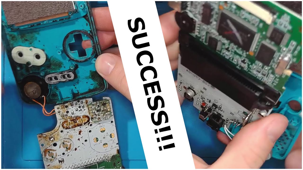 Repairing A Junk Gameboy Color That Wouldn't Power On - YouTube