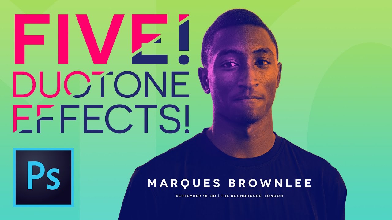 Create an Apple Style Music Poster! (5 Duotone Effects and Techniques ...