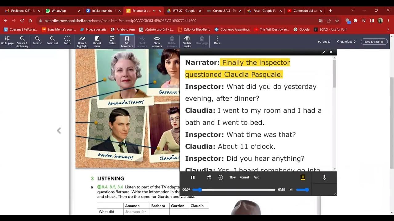 English file, Unit 8A) A murder mystery - YouTube