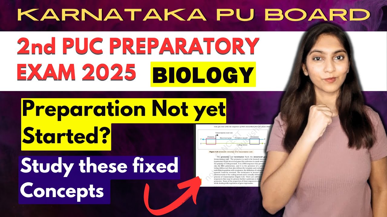 2nd PUC Preparatory Exam 2025 Biology Preparation @BotanyBloom5 - YouTube