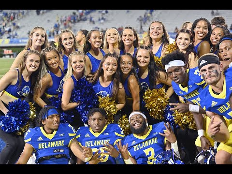 The National Champion University of Delaware Dance Team (FB vs. Del ...