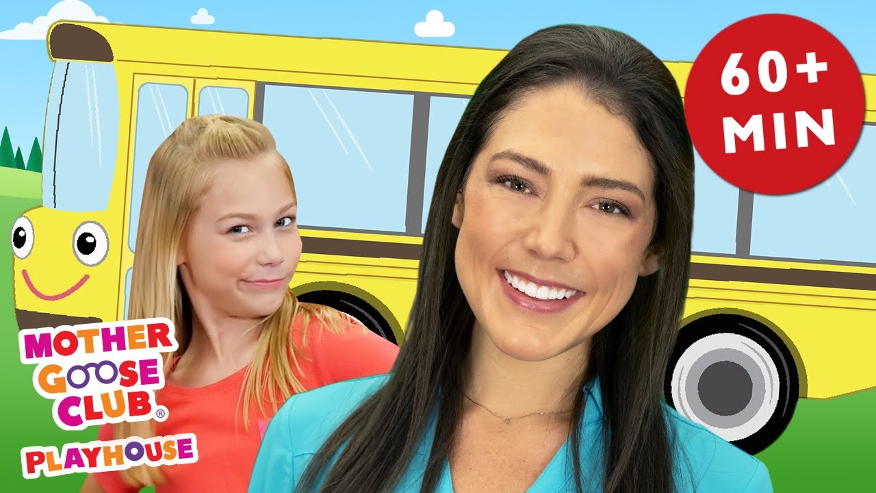 The Wheels on the Bus + More | Mother Goose Club Playhouse Songs ...
