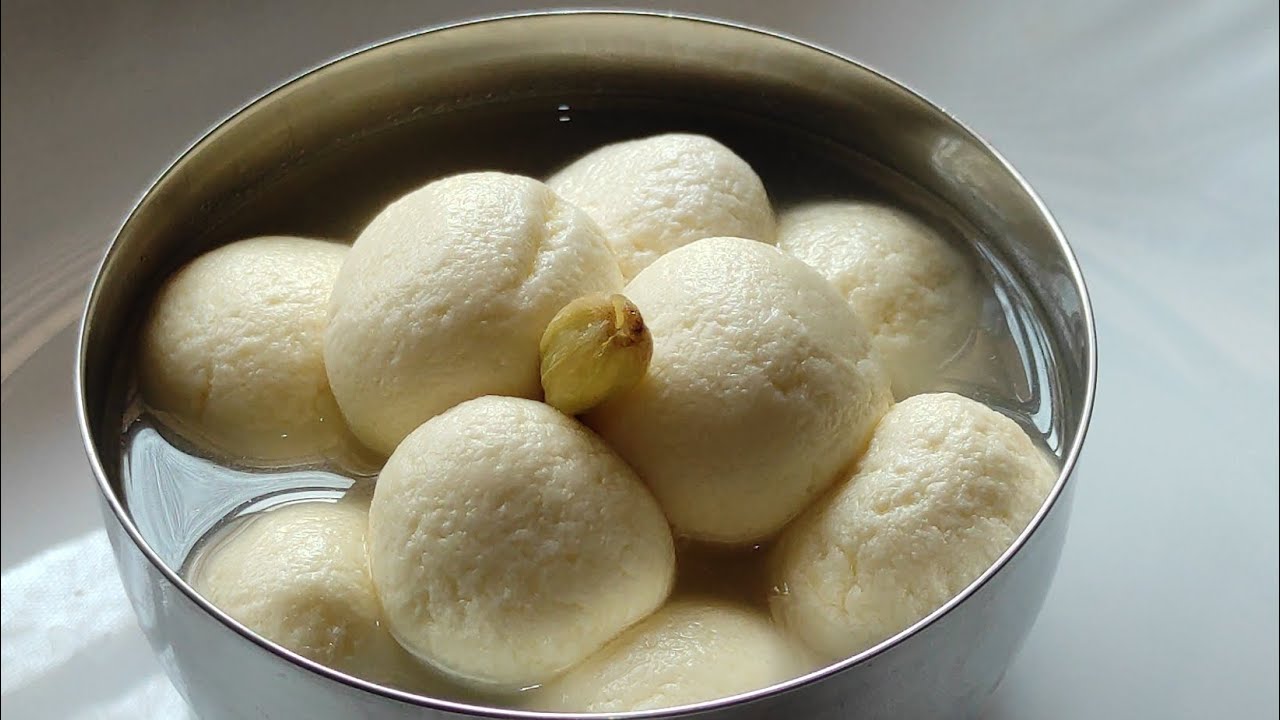 Sponge Rasgulla Recipe | Roshogulla | Indian Diwali Dessert | Chhena ...