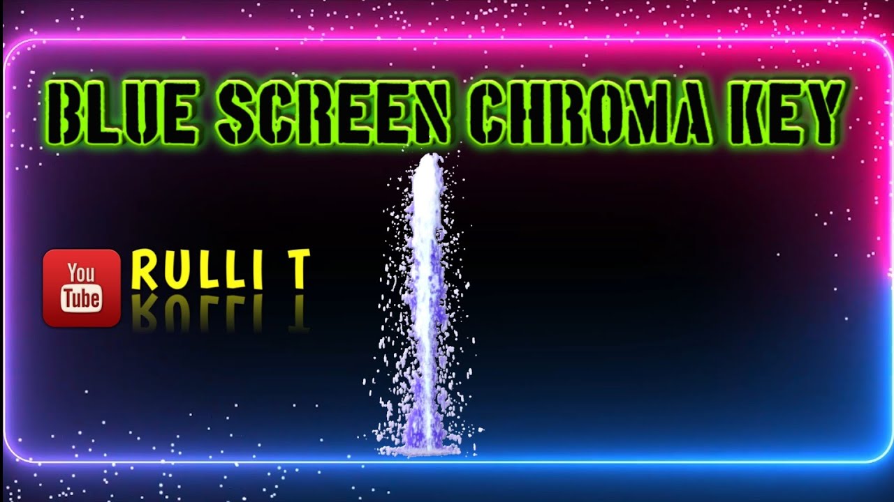 Blue Screen [1080p] - WATER, FOUNTAIN SPLASH, GARDEN, WATERFALL ...