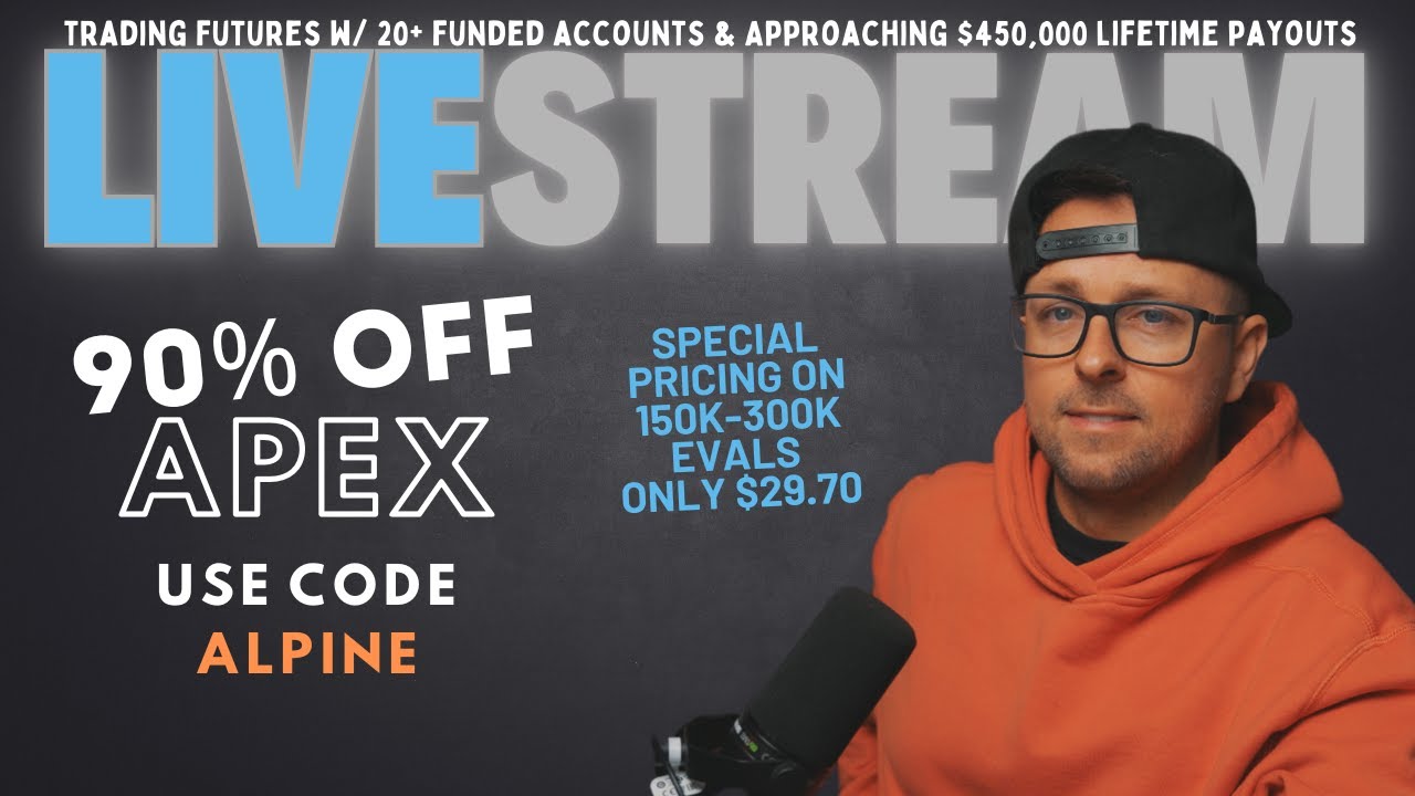 Live Day Trading Futures w/ 20+ Funded Accounts. Apex 90% ends today ...