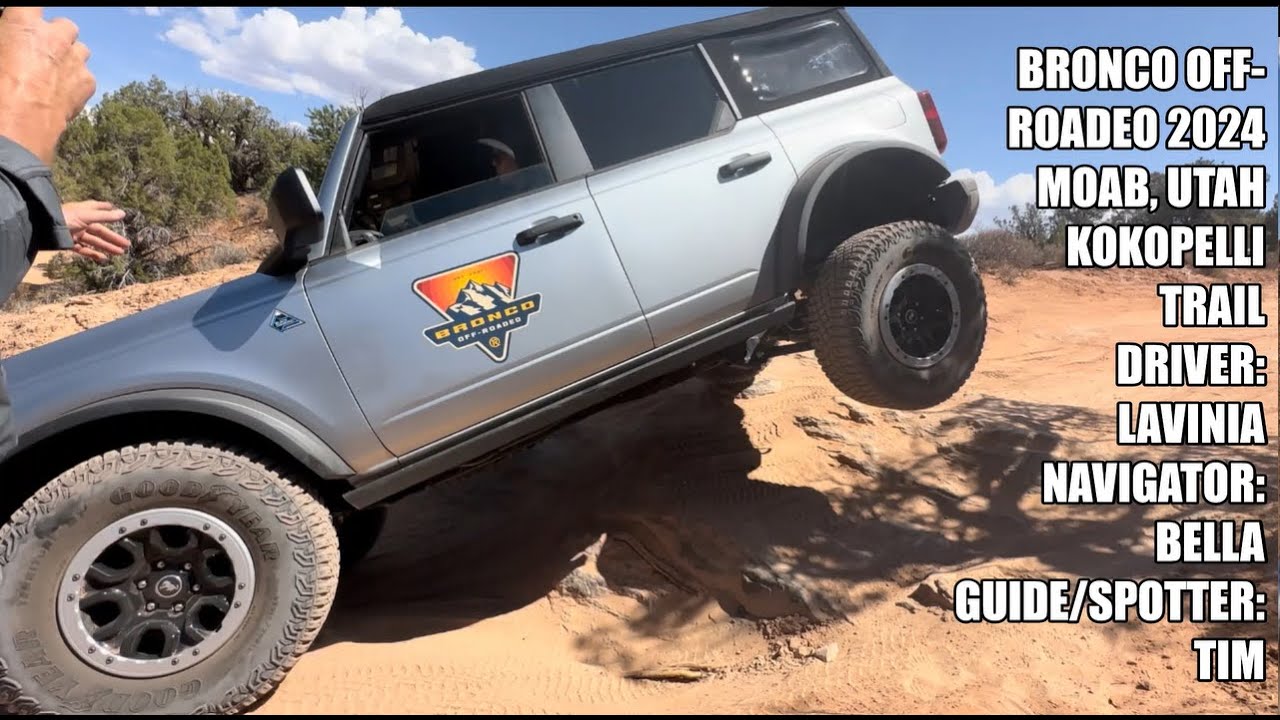 BUCKING BRONCO!!! FORD BRONCO OFF-ROADEO, MOAB, UTAH. 8/2/2024 - YouTube