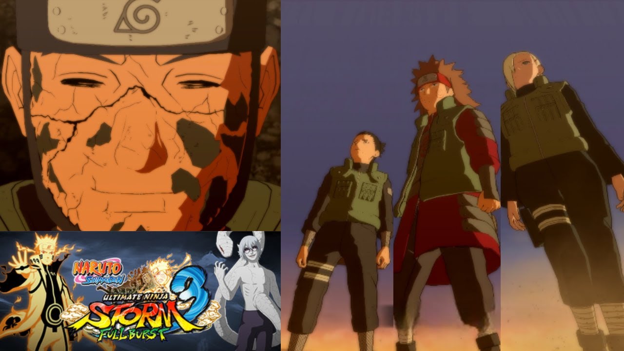Ino Shika Cho VS Reanimated Asuma! Naruto Shippuden Ultimate Ninja ...