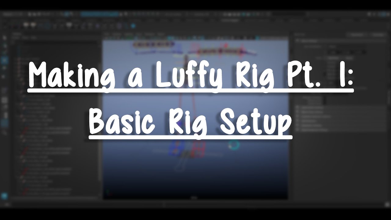 Making a Luffy Rig 🐒 | Part 1: Basic Rig Setup | - YouTube