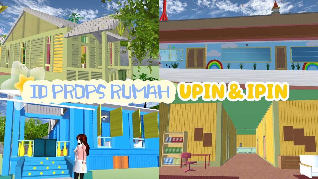 [FREE] ID RUMAH UPIN&IPIN, TADIKA MESRA, TOK DALANG Sakura School Simulator|| Part 1 - YouTube