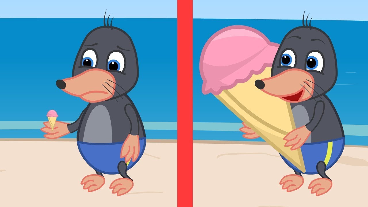 🔴 LIVE Benny Mole and Friends: Big ice cream vs small ice cream ...