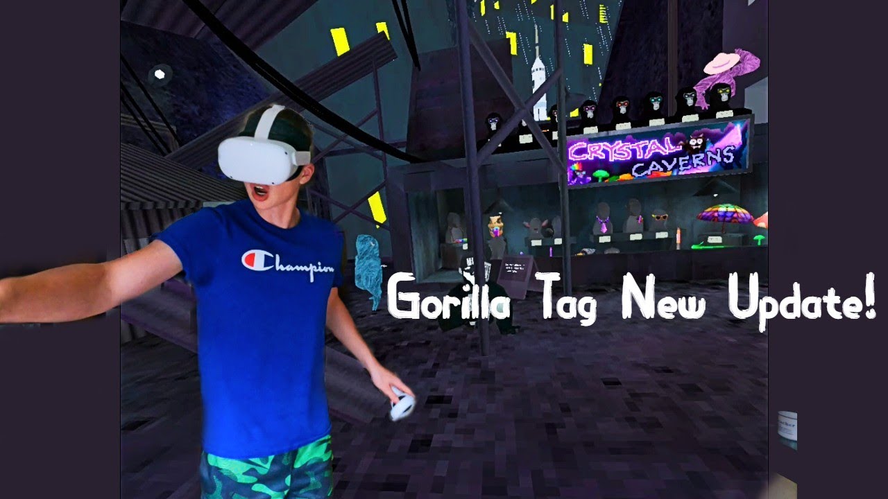 Exploring the Mysterious Caves in Gorilla Tag VR's Epic New Update ...