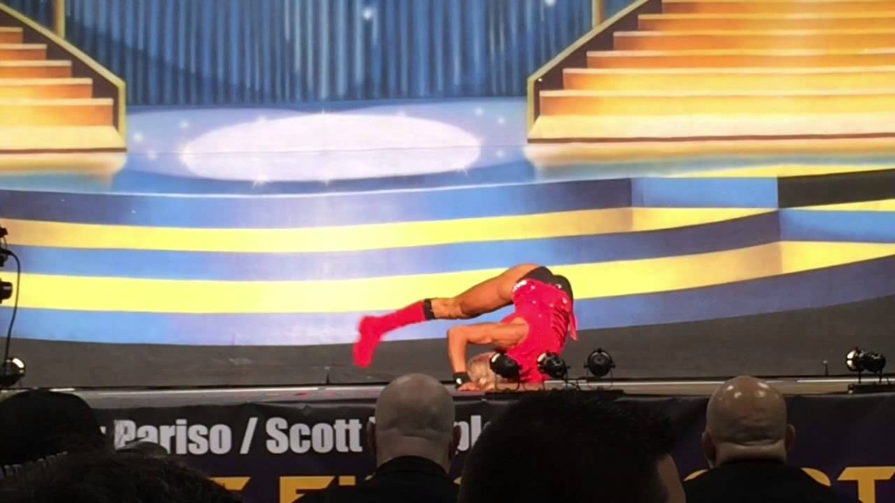 IFBB Pro Whitney Jones Fitness Routine 2014 Phoenix Europa - YouTube