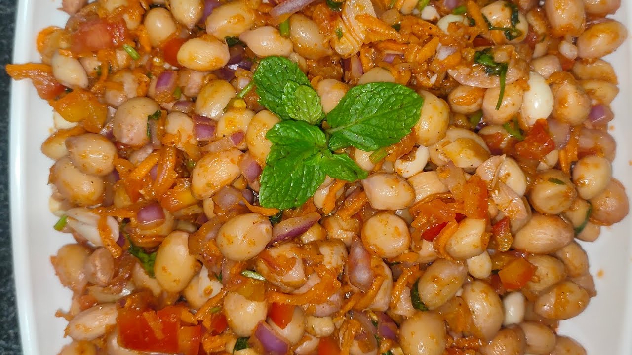 Healthy Boiled peanut chaat | Boiled Palli chaat masala | easy snack ...