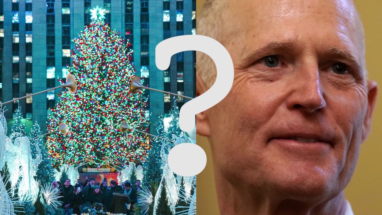 Is Rick Scott a Christmas Tree? - YouTube