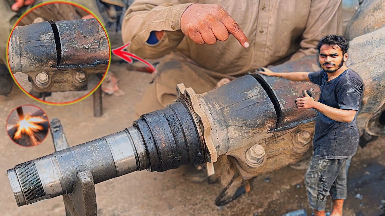 Unbelievable Fixing | Good Mechanic Turns Impossible broken axle into a ...