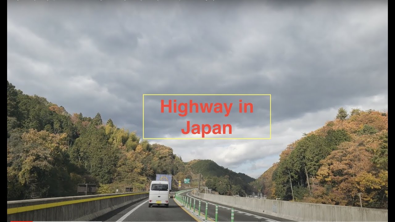 Highway in japan|| Travelling through highway in Japan||Nagoya to Osaka ...