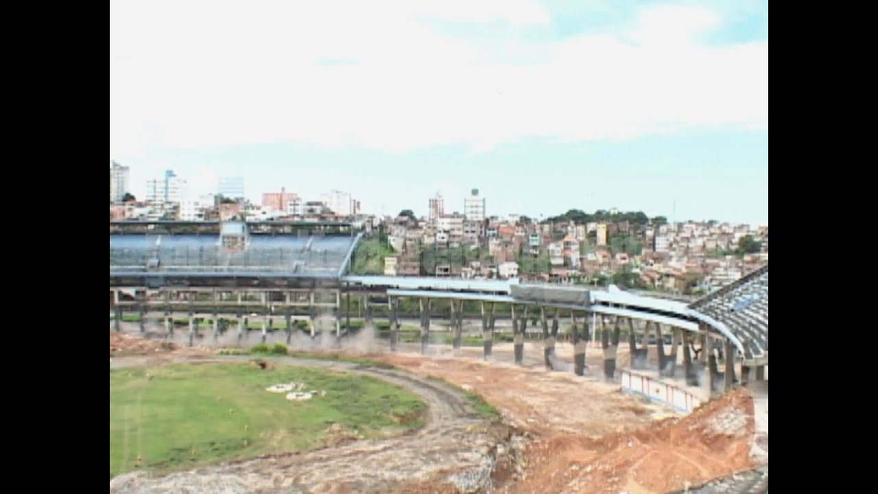 Fonte Nova Stadium Implosion - Controlled Demolition, Inc. - YouTube