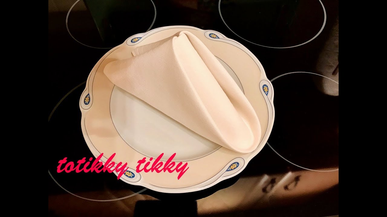 Napkin Folding The Pyramid Fold YouTube napkin-folding-the-pyramid-fold-youtube