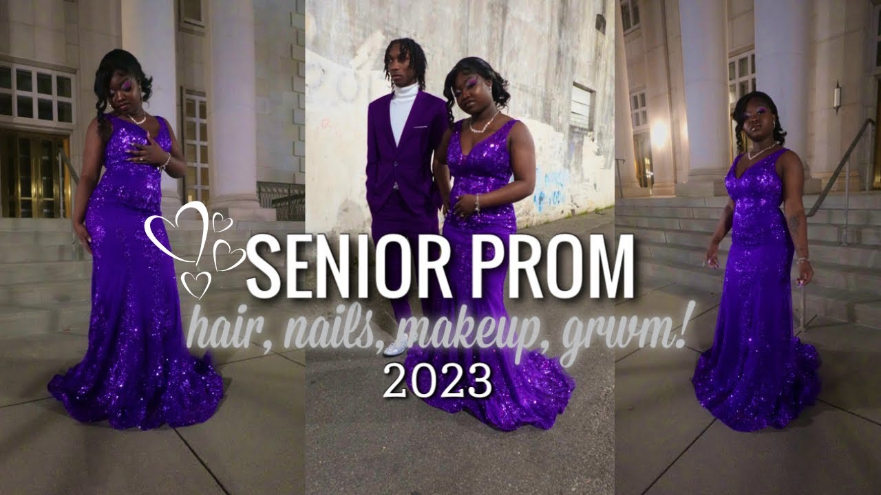 SENIOR PROM 2023 \ PREP + GRWM & VLOG - YouTube