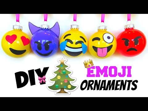 DIY Emoji Ornaments :: 2CupsofDelight - YouTube
