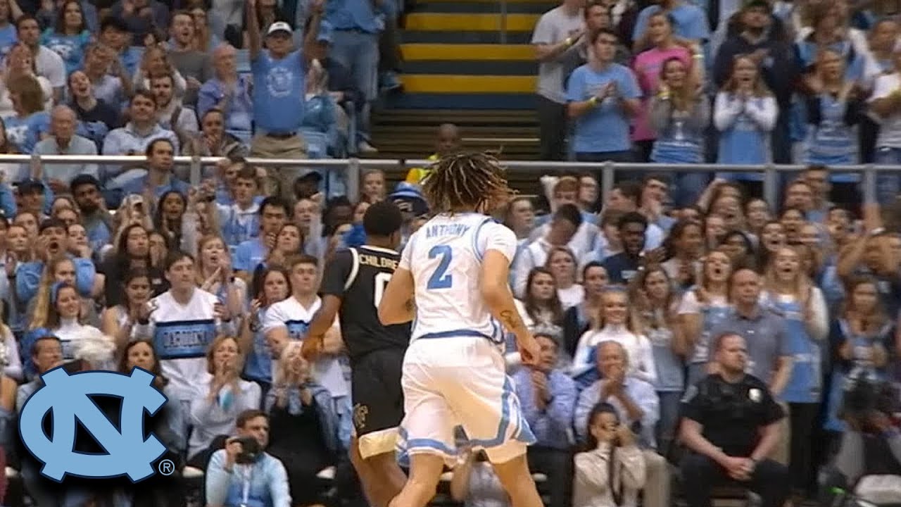 Cole Anthony Leads UNC To Third Straight Win - YouTube