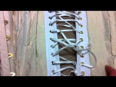 Corsetry - overbust corset construction - part 1 - YouTube