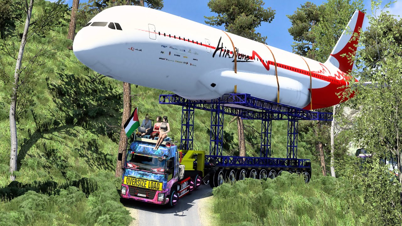 Overloaded Trailer - the most dangerous road | Euro Truck Simulator 2 ...