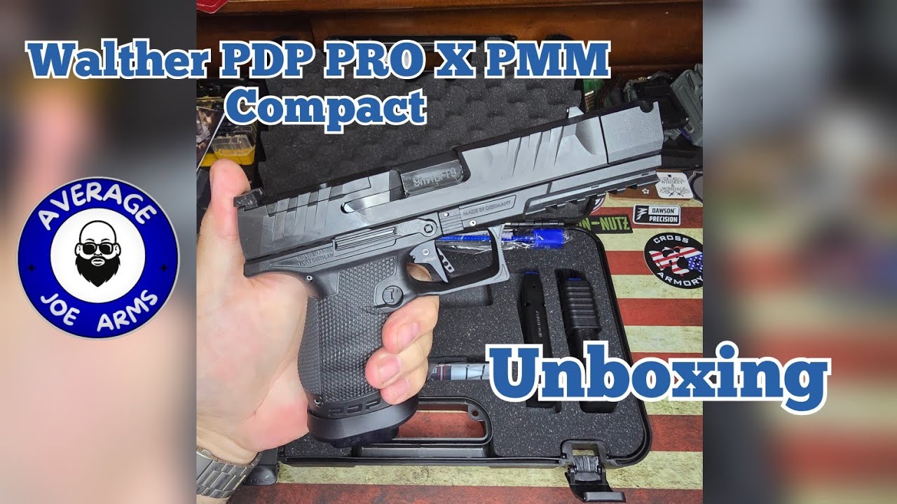 Walther PDP PRO X PMM Compact Unboxing the New: Parker Mountain Machine ...