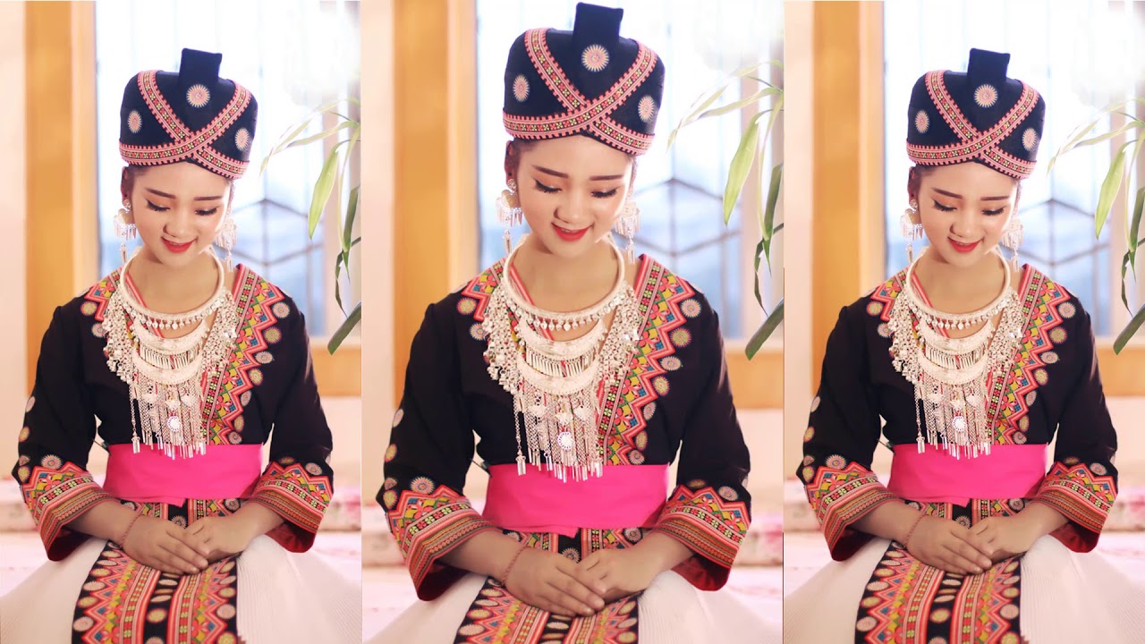 Yeeb Moua Khaub Ncaws Hmoob Tsoob Kuj Zoo Nkauj - Hmong Clothes - YouTube