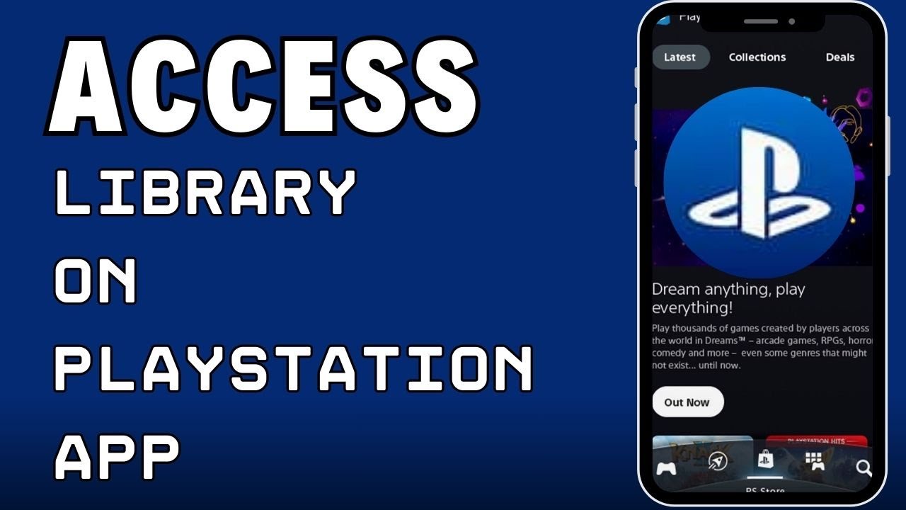 How to Access Library on PlayStation App 2024? - YouTube