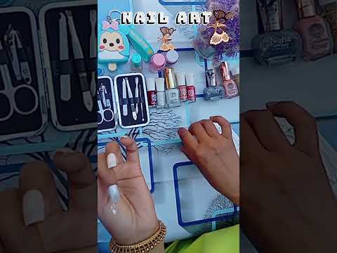 Full hand nails action and simple nails art idea - YouTube