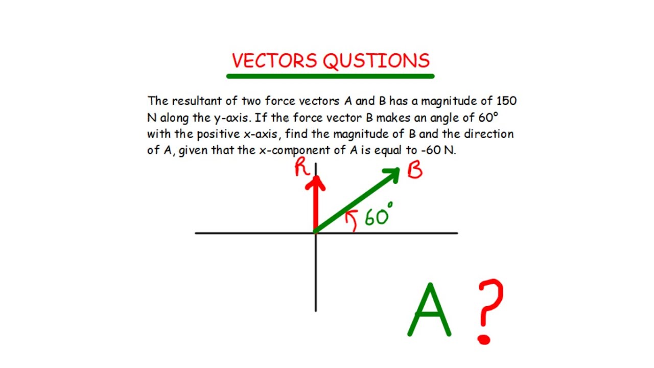 VECTORS QUSTIONS || PART 2 - YouTube