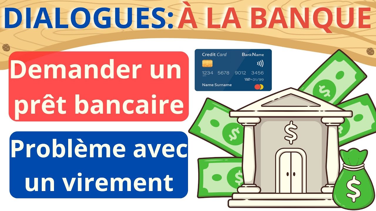 32 | Dialogues en français | À la banque| Traduction arabe | Apprendre ...