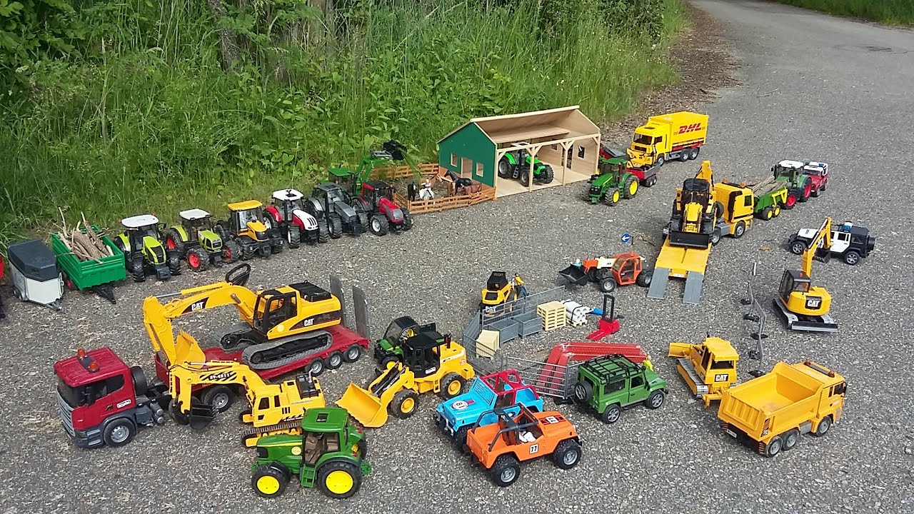 BRUDER RC amazing village long play - YouTube