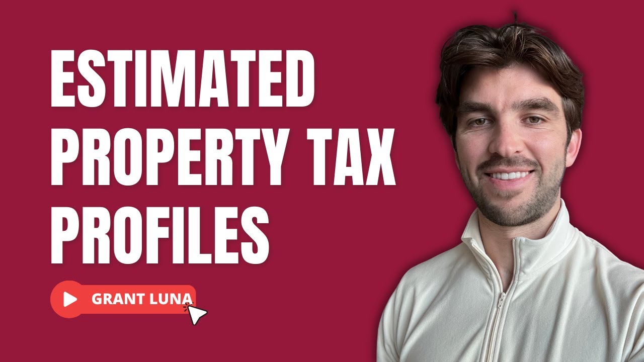 How to Generate an Estimated Property Tax Profile - YouTube