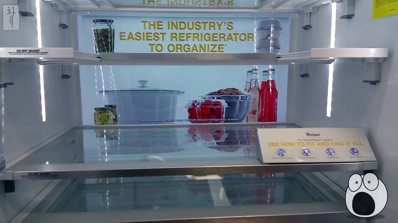 Whirlpool | Talking Screen Inside A Refrigerator | How Cool Is That ...