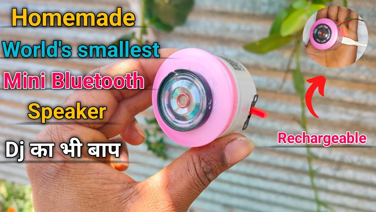 How To Make Bluetooth Speaker | making a mini bluetooth speaker | diy ...