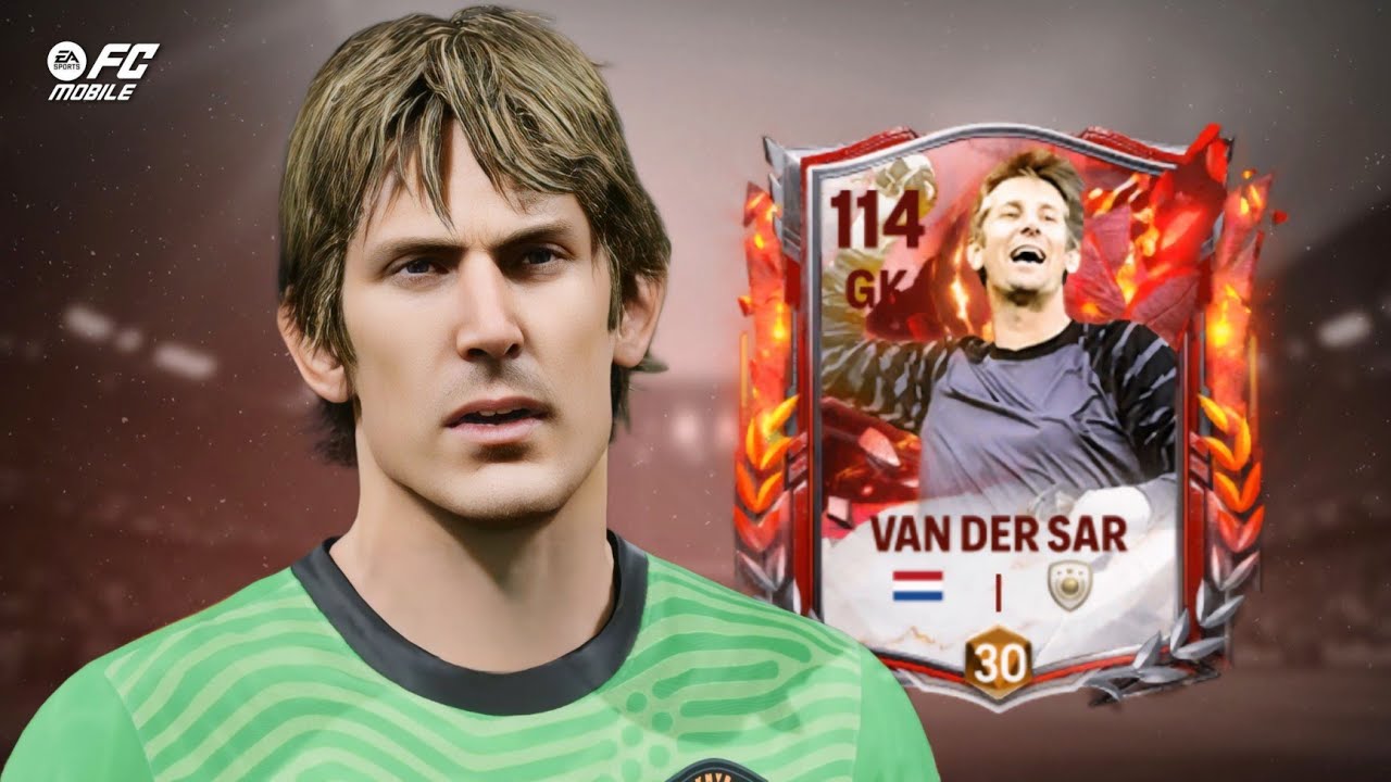 109 OVR VAN DER SAR REVIEW FC MOBILE 🤯 AQUA VS INFERNO VAN DER SAR FC ...