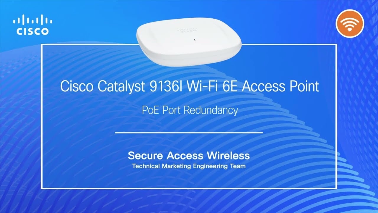 Port Redundancy with the Cisco Catalyst 9136I Access Point - YouTube