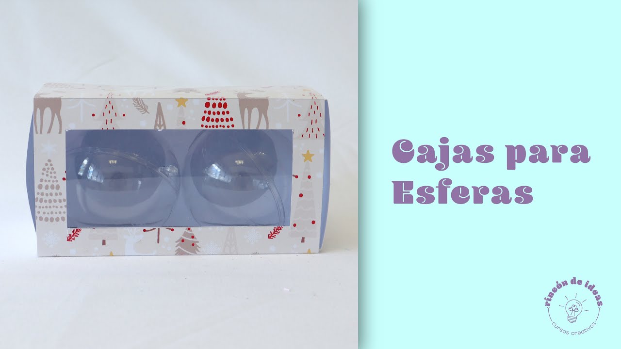 Caja para ESFERAS/ BOLAS de NAVIDAD - YouTube