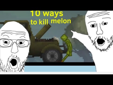 10 ways to kill melon in melon playground :) - YouTube