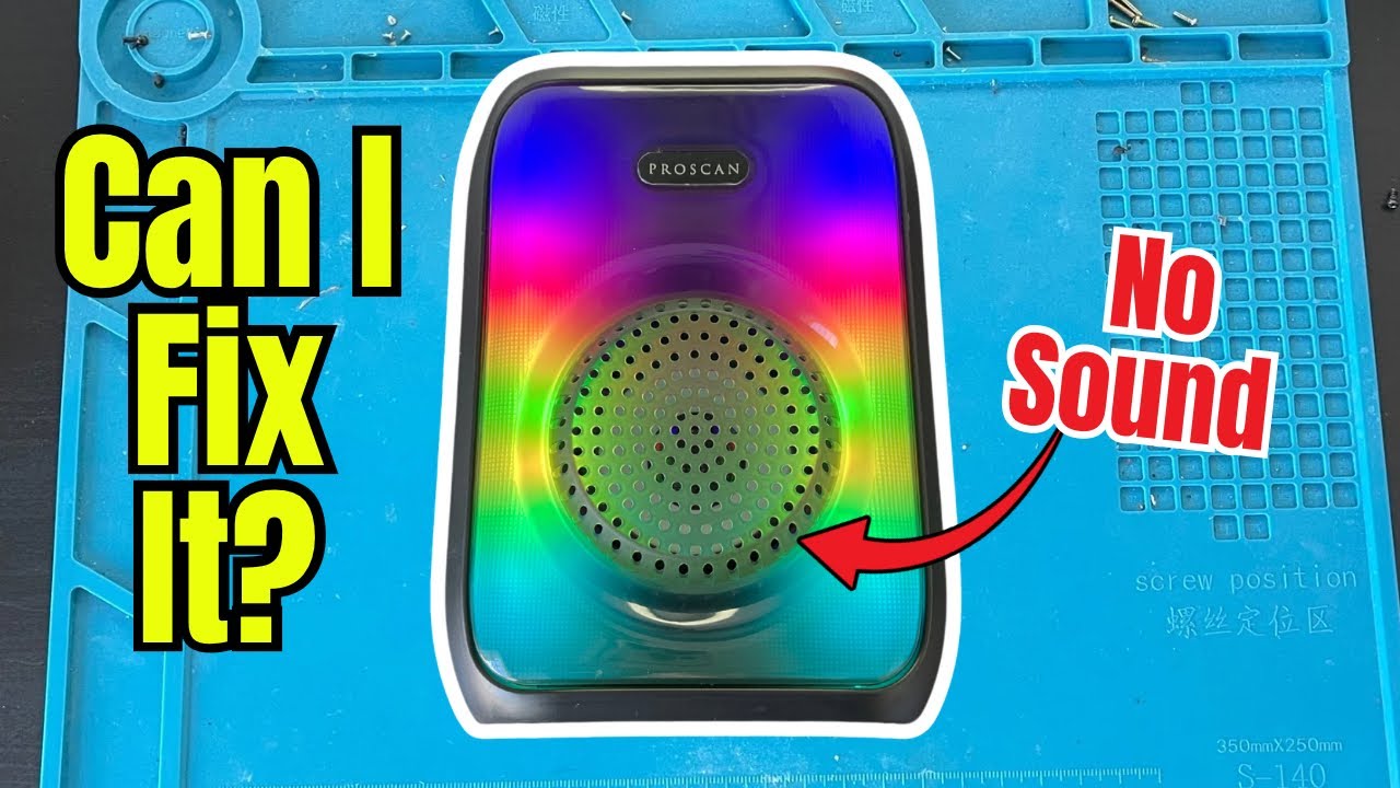 Can I FIX This FIVE BELOW Speaker with NO SOUND? - YouTube