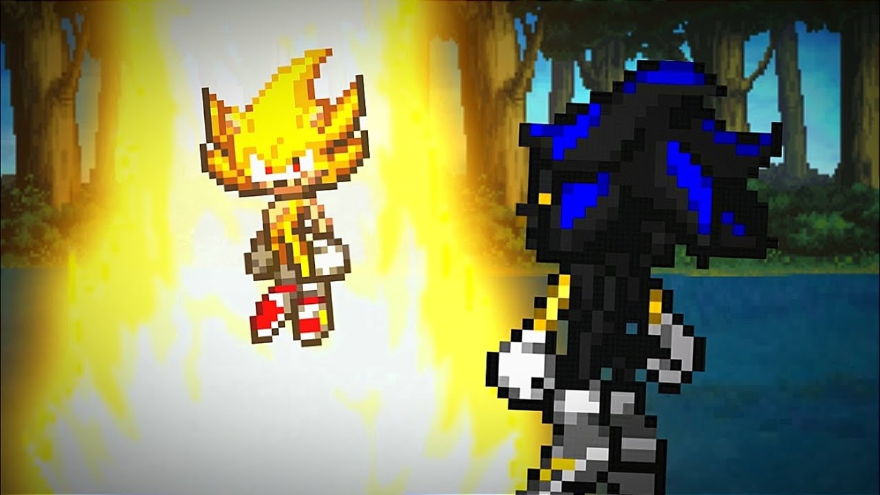 Super Sonic VS Seelkadoom (Sprite Battle) [Part 1] - YouTube