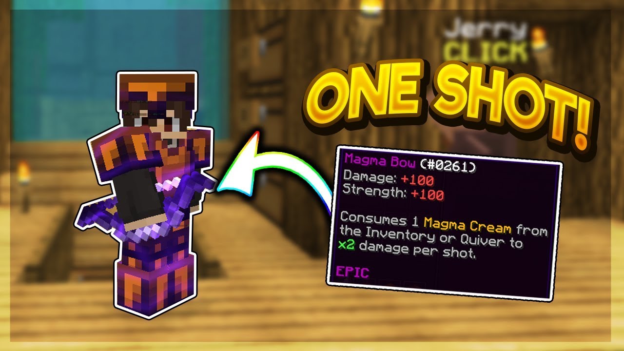 How to get MAGMA BOW! (Hypixel Skyblock) - YouTube