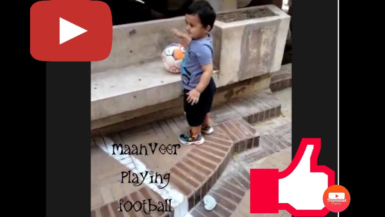 Maanveer is ready fo world cup 2021/Maanveer is playing football with ...