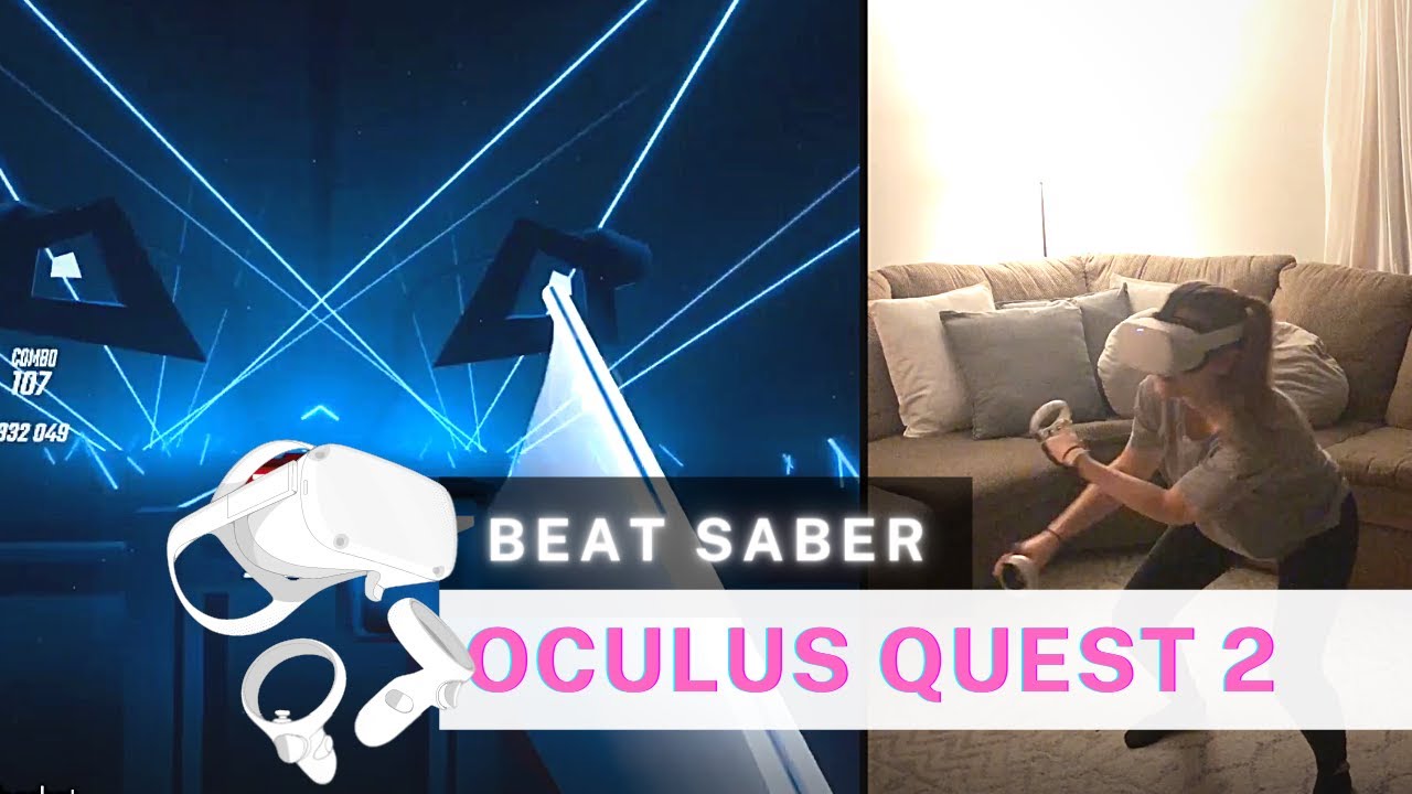 Beat Saber on the Oculus Quest 2 VR Headset | VR Mom - YouTube