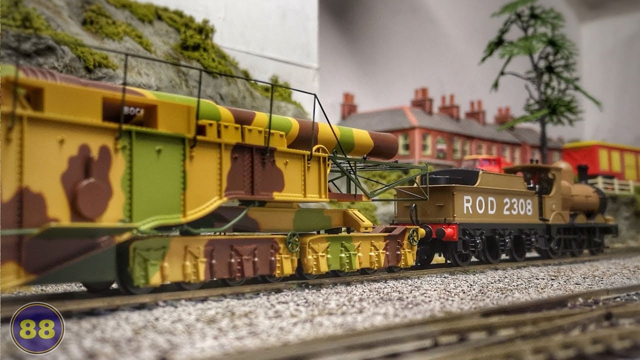 Oxford Rail - 'Boche Buster' Railgun & ROD Khaki 'Dean Goods' - DCC ...