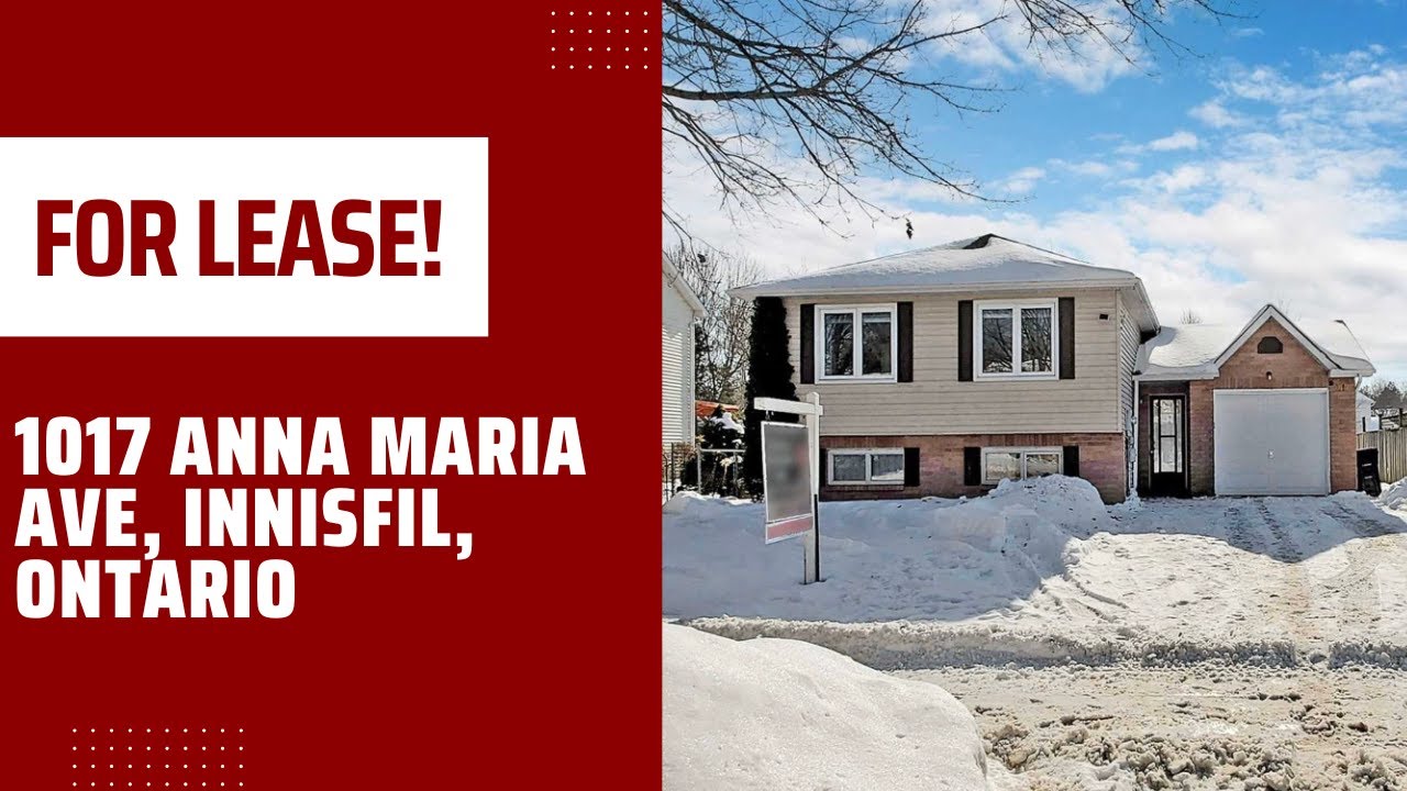 1017 Anna Maria , Avenue , Innisfil , Ontario - YouTube