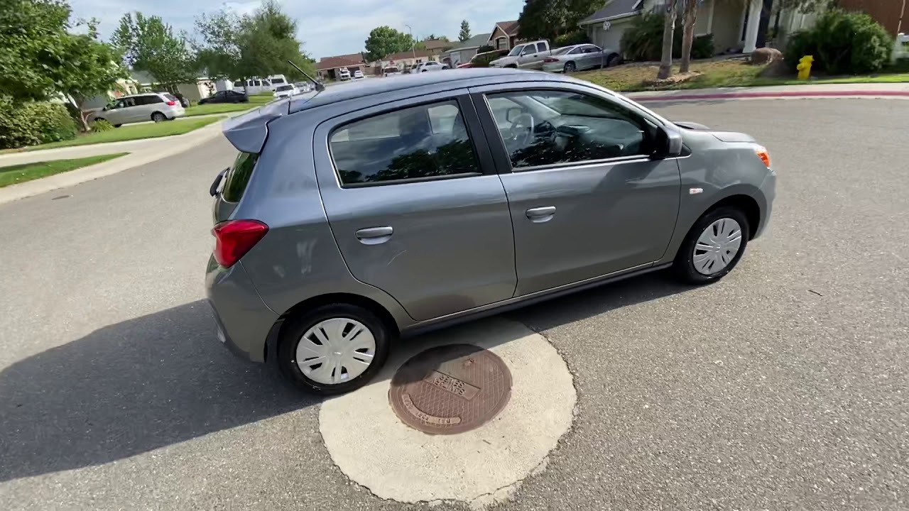 Three-Minute Walk-Around Review: 2020 Mitsubishi Mirage ES - YouTube