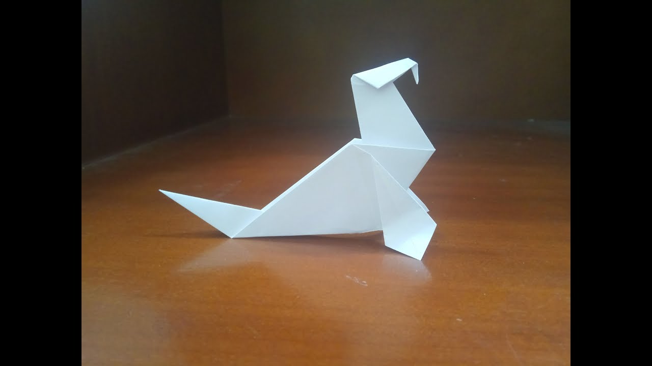 How to make a paper easy walrus - Origami easy walrus - YouTube